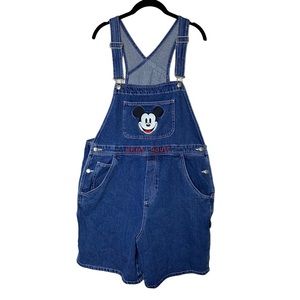 Disney | Jeans | Mickey Mouse Overalls Xxl Disney Store Vintage | Poshmark
